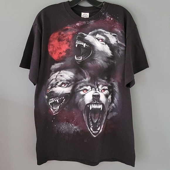 Delta | Shirts | Delta Pro Weight Vtg Wolves Shirt Sz Lg | Poshmark